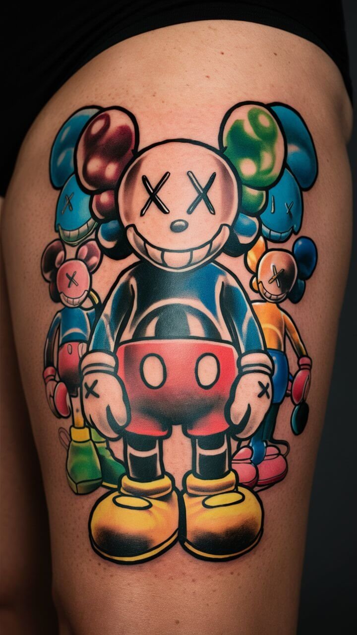 20 Incredible KAWS Tattoo Ideas