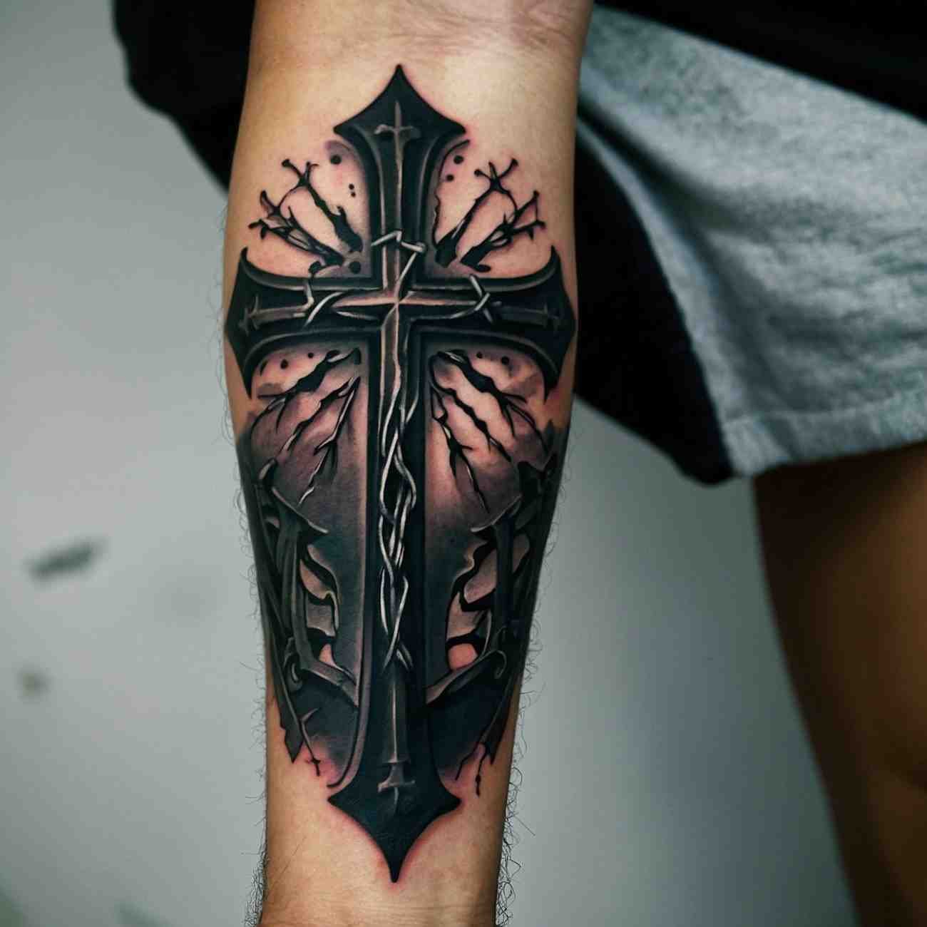 52+ Black Cross Tattoo Ideas: Inspiration and Meanings