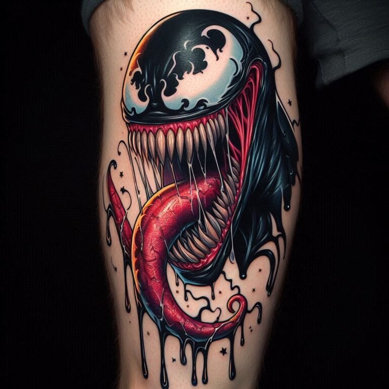 45+ Venom Tattoo Design Ideas For Marvel Fans