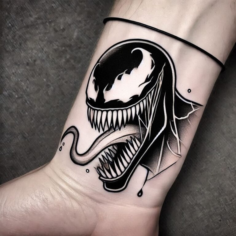 45+ Venom Tattoo Design Ideas For Marvel Fans