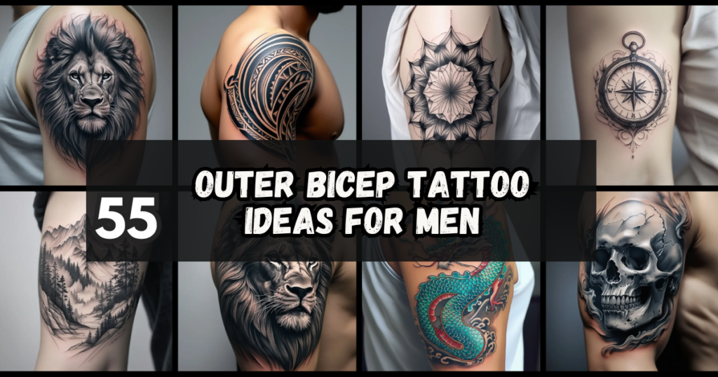 55 Outer Bicep Tattoo Ideas for Men